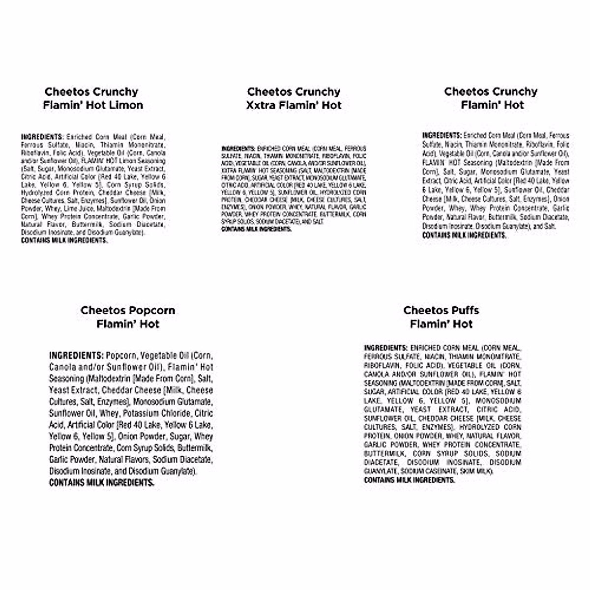 Cheetos Flamin' Hot Variety Pack, 40 Count