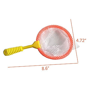 Shindel Durable Kids Bug Catcher Nets, 6PCS Insect Collecting Net Bath Toy Adventure Tool Early Learning Tool for Specimen Observation