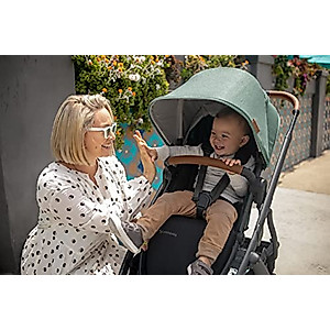 Vista V2 Stroller - Gwen (Green mélange/Carbon/Saddle Leather)