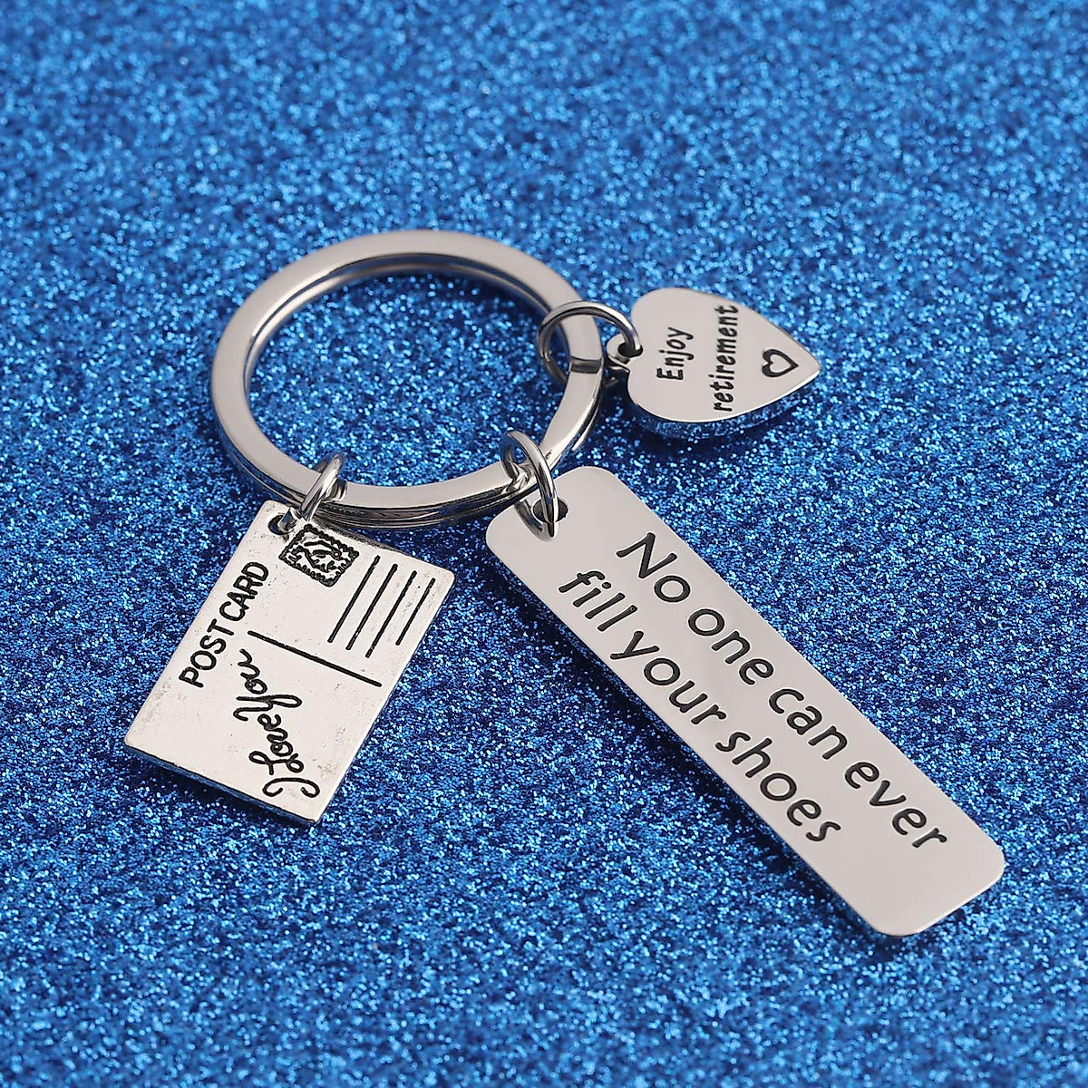 WUSUANED Mail Carrier Retirement Keychain RetirementGift for Mail Carrier Postal Worker
