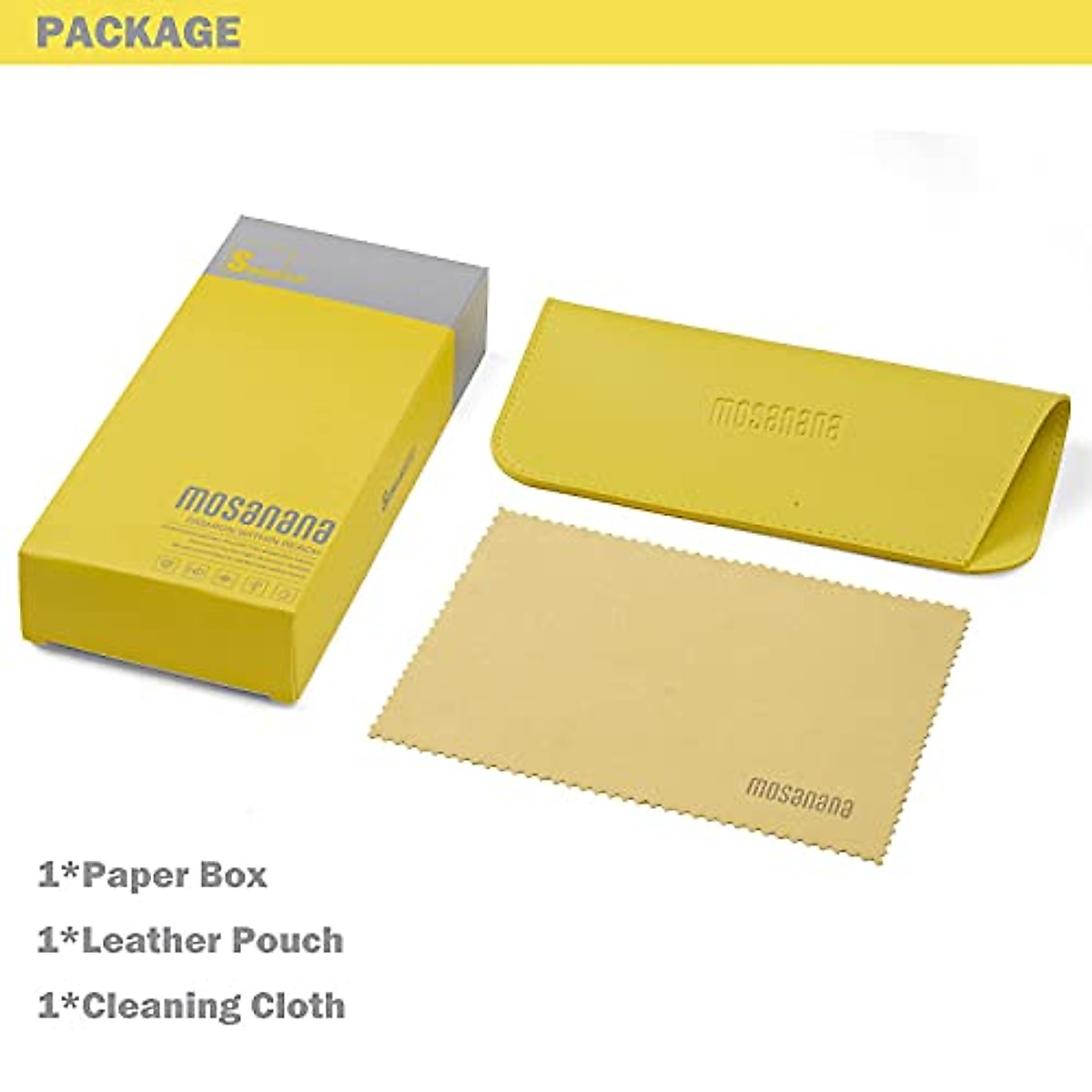 mosanana Cat Eye Sunglasses for Women Trendy Square Cateye Black Retro Cool Vintage Fashion 90s Cute Funky Aesthetic Ladies Small Face Dark Chunky Baddie Unique Stylish Indie Sexy Frame Shine