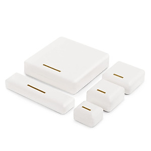 Woodten White PU Leather Bracelet Gift Box Jewelry Bracelet Bangle Packaging Case Box