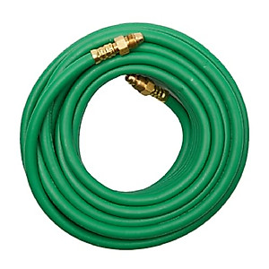 STARTECHWELD Argon Gas Hose for MIG/TIG Welding Flowmeter 1/4", 5/8"X18 Male, NPT Fittings, Inert Hose (50 Feet)