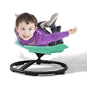 Luanka Kids Swivel Chair Sensory,Autism Chairs for Kids,Sensory Spinning Chair for Kids Autism,Toddler Coordination Sensory Products for Ages 3 Years and UP,Gifts for Kids with Autism (Green)