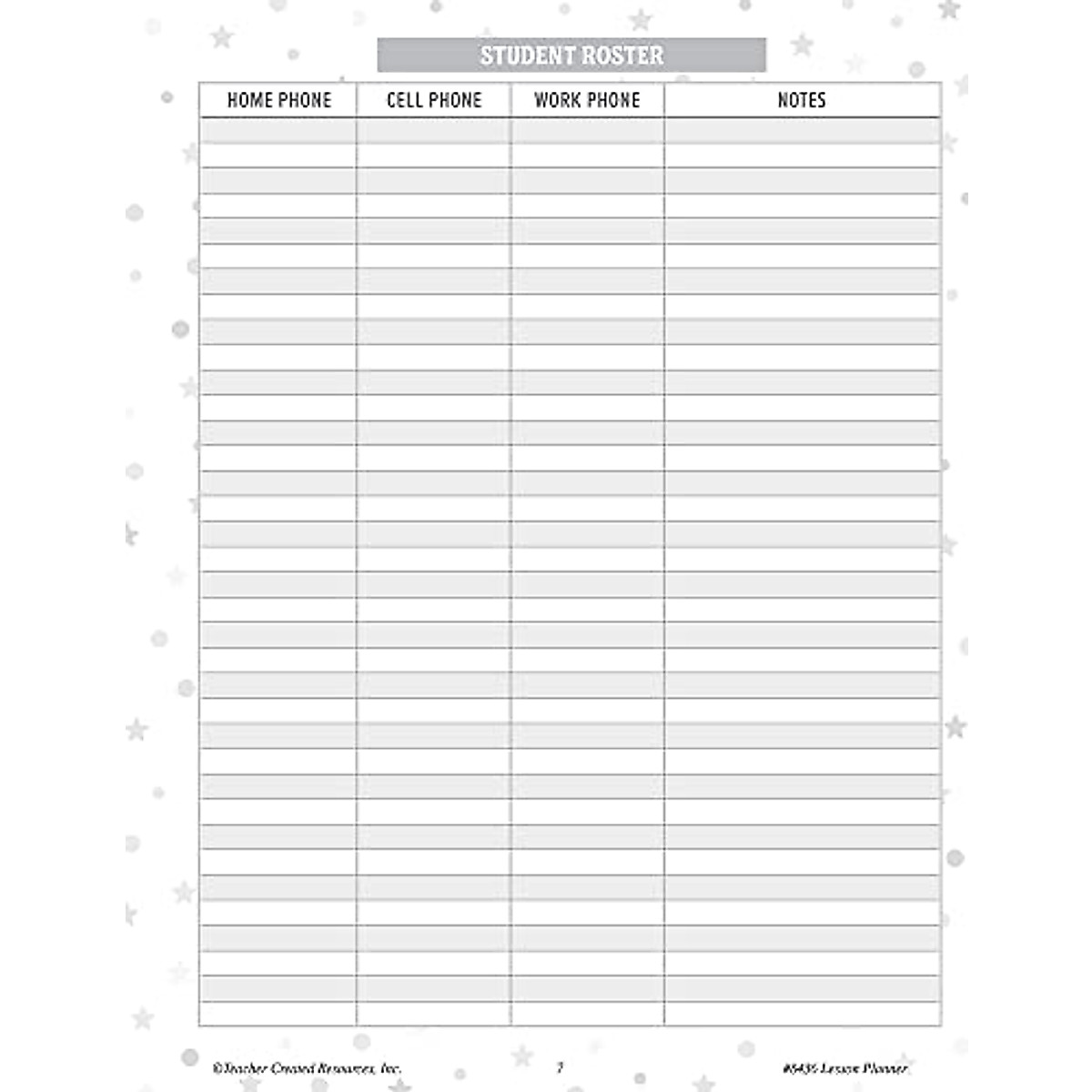 Teacher Created Resources Pastel Pop Lesson Planner 8.5 inches X 11 inches