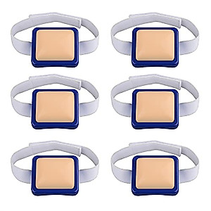 SimCoach Intramuscular Injection Practice Model Pad(6 Packs), Simulation Injection Training Tool for Medical Education