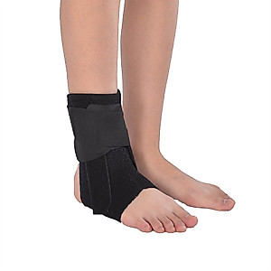 WILLQ Stirrup Ankle Splint Strap with Removable Aluminum Support Brace Ankle Stirrup Brace for Foot Support Ankle Stabilizer Wrap Sprains Strains Post-op Cast Support Injury Protection