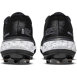 Nike Alpha Huarache Elite 3 Low CK0746-010 Black-White Men's Metal Baseball Cleat 7 US