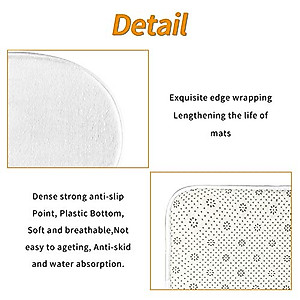 Casdseci 4Pcs Green St. Patrick's Day Shower Curtains Set with Non-Slip Rugs, Toilet Lid Cover and Bath Mat, Lucky Shamrocks Waterproof Bathroom Curtain with 12 Hooks 72 x 72 Inch