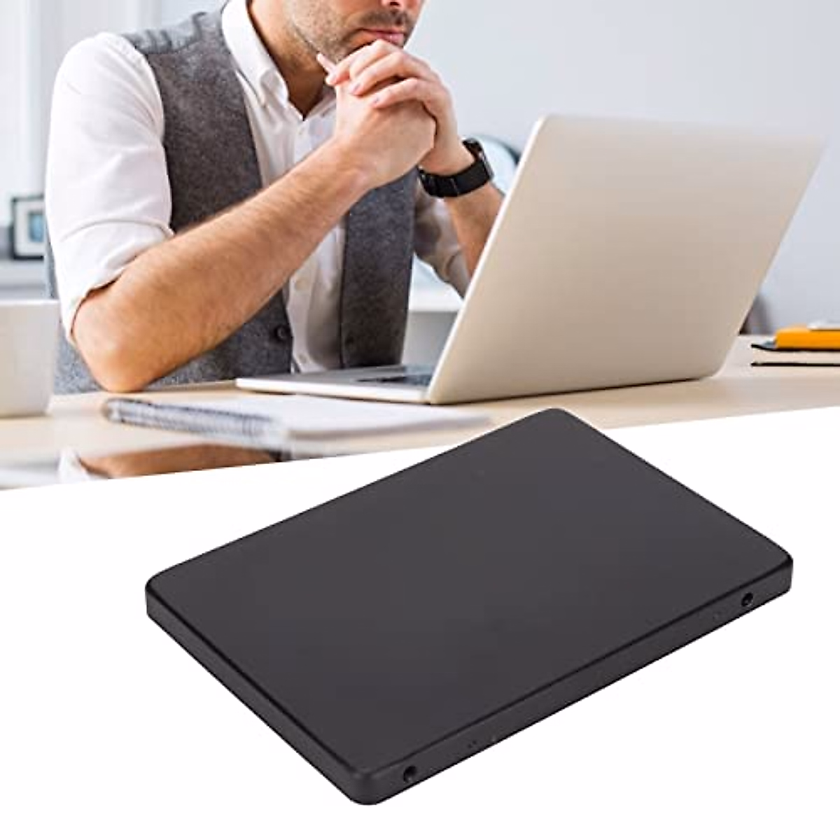 2.5in SSD, Low Consumption  3 SSD Aluminum Alloy Case for PC for Laptop for Desktop Computer(#1)