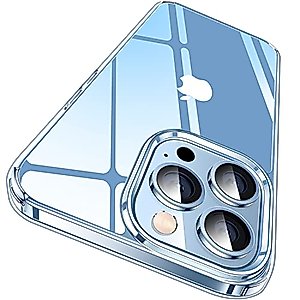 CASEKOO Crystal Clear Designed for iPhone 13 Pro Case, [Not Yellowing] [Military Drop Protection] Shockproof Protective Phone Case 6.1 inch 2021 (Clear)