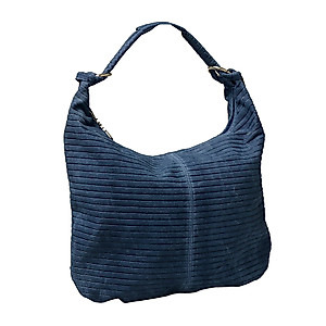 Pierre Cardin Jeans Leather Large Hobo Relaxed Suede Shoulder Bag for womens