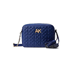 Anne Klein Quilted Camera Crossbody Cobalt One Size