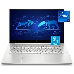 HP Envy 17t High Performance Laptop, 17.3" Full HD Touchscreen, Intel Core i7-1165G7 Processor, Intel Iris Xe Graphics, 16GB RAM, 1TB SSD, Backlit Keyboard, Wi-Fi 6, Windows 10 Home