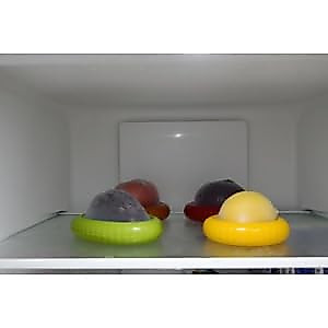 Generic Silicone Fruit Storage Containers For Fridge, Food Storage Containers Fruit And Vegetable Anti-Oxidation Storage Box Ideal For Garlic, Onions, Lemons, And Potatoes (Set Of 4)