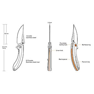 RUIKE P155 Linerlock Black