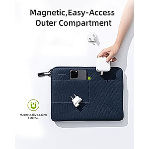 INNOSTYLE 14 Inch Laptop Sleeve Case, 360-degree Protective Laptop Sleeve with Front Pocket Shockproof Water-Resistant Carrying Bag for 14 Inch MacBook, HP, Dell, Lenovo, Asus Notebook Ultrabook