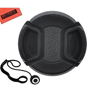 72mm Snap-On Lens Cap for Nikon 18-200mm f/3.5-5.6 G ED-IF AF-S VR DX Zoom Nikkor Lens + Cap Keeper + Microfiber Cleaning Cloth