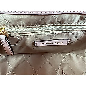 Michael Kors Manhattan Medium Top Handle School Satchel Leather Bag