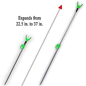 M80 TX WASP Telescopic Fishing Rod and Rod Holder Bank Combo. Compact Design Perfect for Travel. Ideal for Trout, and Medium Sized Fish.