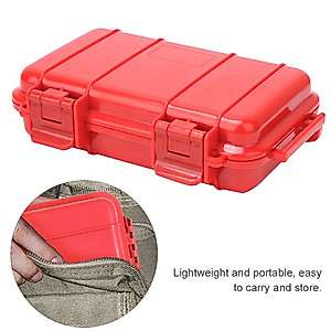 Uxsiya Outdoor Sealing Box,Outdoor EDC Water Proof Pressure Proof Shock Proof Storage Box Survival Equipment Home Outdoor Storage Case