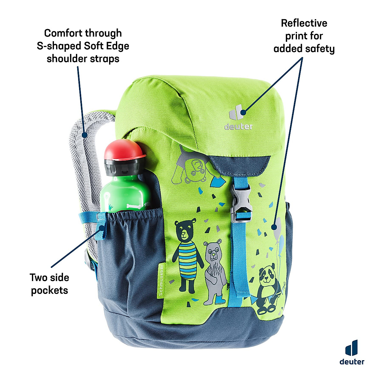 Deuter Schmusebar Backpack I Children's Day Pack for School, Traveling & Hiking