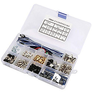 189Pcs Hardware Motherboard Hard Disk Screws PC Assortment Kit for Computer Repairing Accessories Screws Repair Tool Hard for Computer SCRW-036391