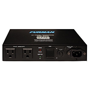 Furman AC-215A Compact Power Conditioner with Auto-Resetting Voltage Protection - Black