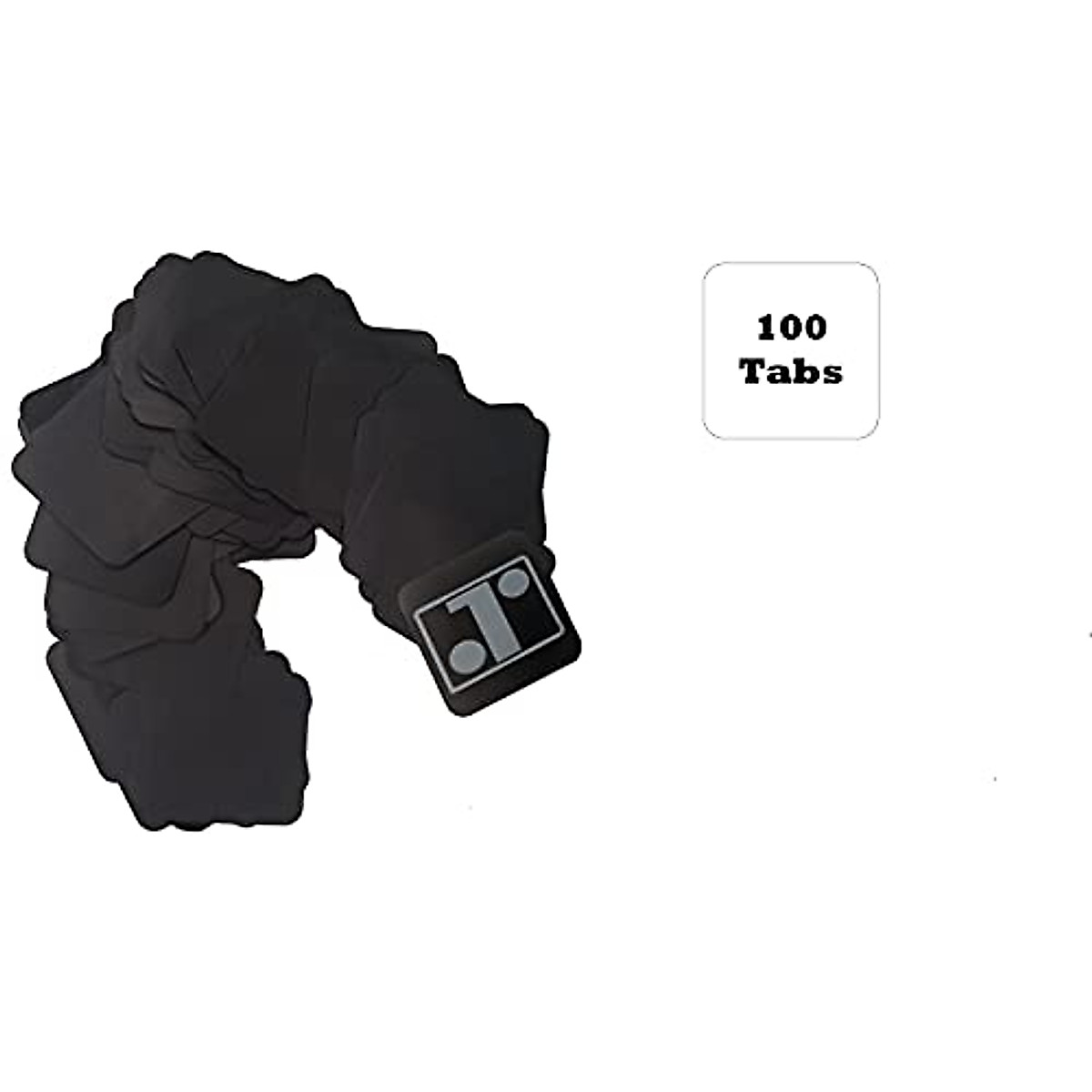 Rosenthal Collection Anti Tarnish Tabs Strips Perfect for Jewelry Storage 1" x 1" Tab (Pack of 100)