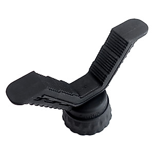 HUNTPAL 360° Rotatable V Yoke Gun Holder Rifle Rest for Shooting Stick Tripod Stand, Nylon Heavy Duty Mount Attachment with 2 Pcs 3/8" to 1/4" Screws for Shotgun Crossbow Hunting Tripod Bipod Monopod