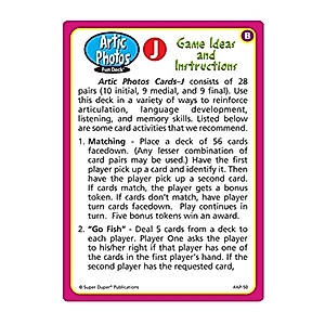 Super Duper Publications | Articulation Photos J Fun Deck Flash Cards | Educational Learning Resource for Children