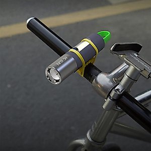 MC-ELIN Rechargeable Flashlight,USB C High Lumens Zoomable Small LED Flashlight 4 Modes Plastic Lantern Torch with Side Light Carabineer Clip Portable Flash Lights for Camping Emergency Cycling