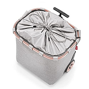 reisenthel carrycruiser - Portable Shopping Trolley with Sturdy Aluminium Frame, Shoulder Strap and Removable Mesh Inner Pocket - Made of Water Resistant Material, Sky Rose, Bohemian