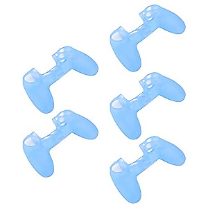 Protective Case Cover Soft Texture Non‑Slip for PS4 Game Machine(Blue)