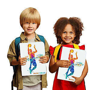 FUYUNLAI 3 Pocket Faux Leather Basketball Card Binder with Removable Sleeves, 400 Card Capacity