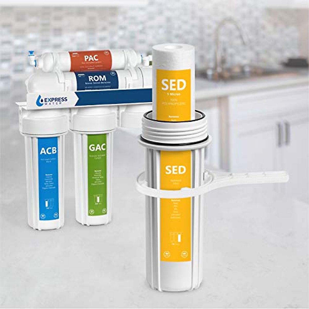Reverse Osmosis and Under Sink Water Filter Housing Wrench – Opener Tool for 12” Filter Canisters (10” Filters) – Express Water