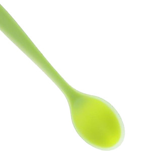 SM SunniMix 3pcs Semi-transparent Silicone Spoon Soup Spoon Coffee Milk Teaspoon