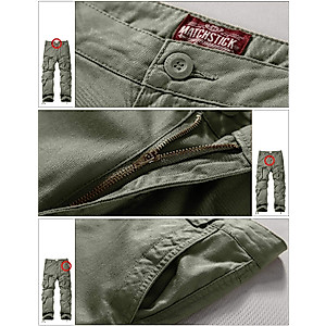 Match Men's Wild Cargo Pants(Light Green,34)
