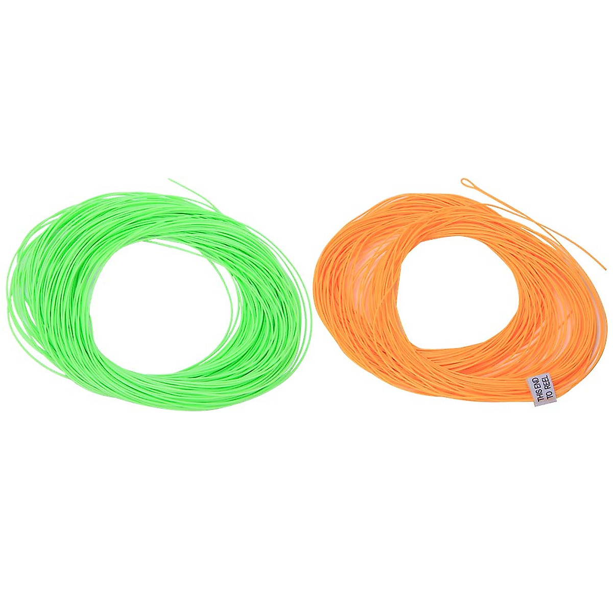 Fly Fishing Floating Line with Welded Loop,Strong Nylon Fly Line Floating Shooting Line,Welded Loops Fly Line Spool Fishing Tackle Accessory for Freshwater Saltwater(Verde)