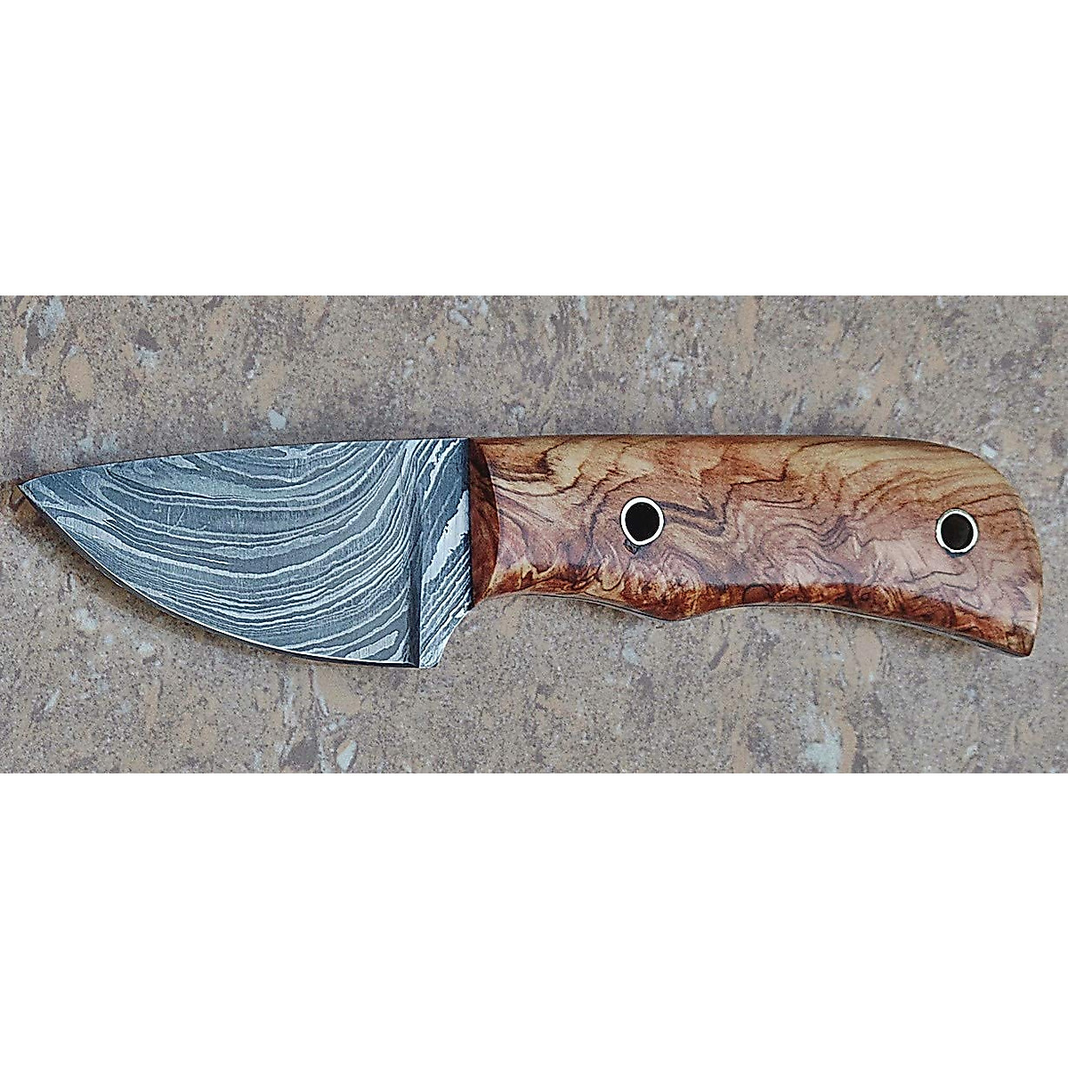 Smart & Sharp Custom Handmade Damascus Steel Hunting Knife/Skinner Knife AA-13137 (Burl Wood)