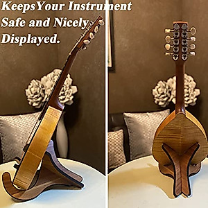 WOGOD Ukulele Stand Instrument Stand Folding Portable Stand for Mandolins and Violins .
