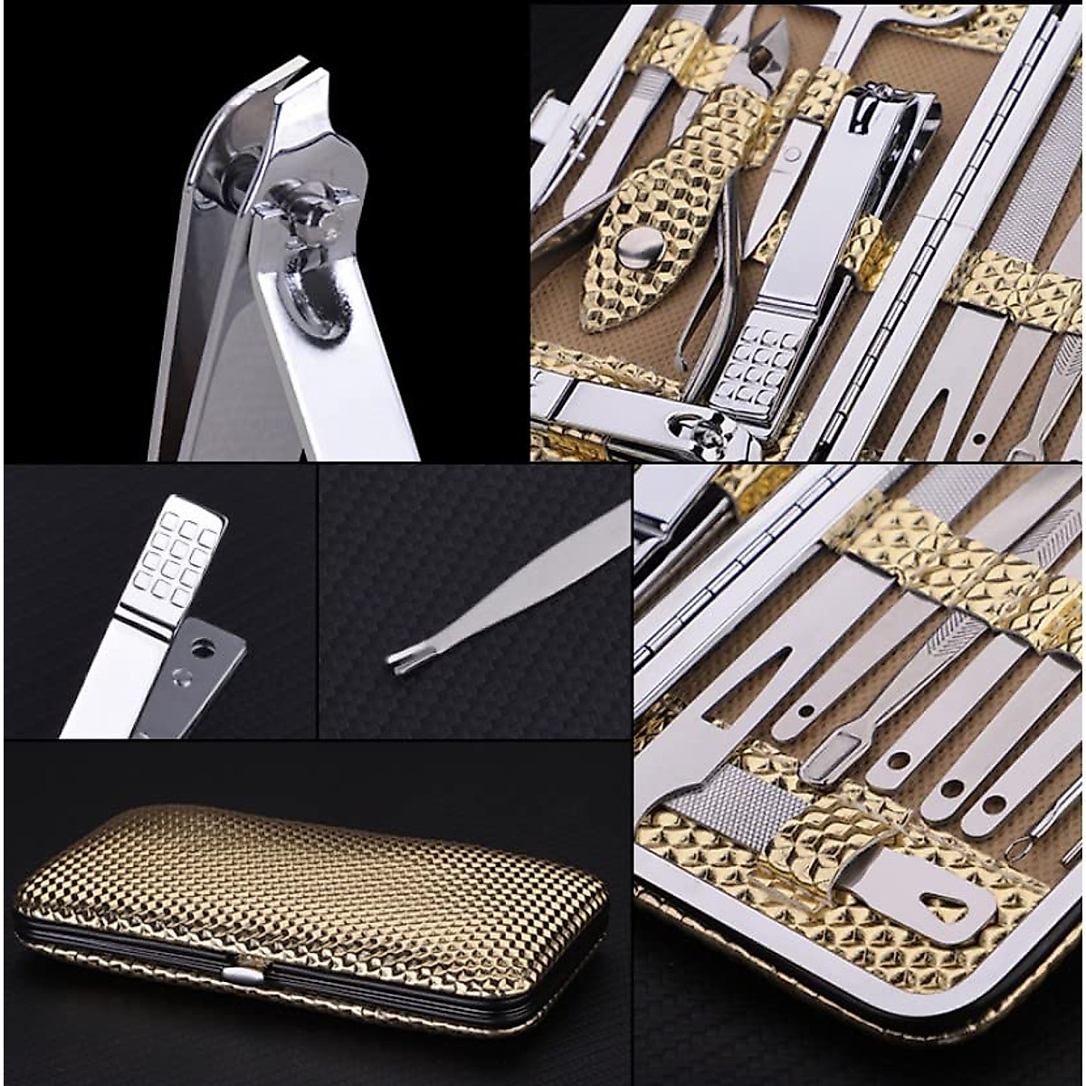 Manicure & Pedicure Set Rose Gold (12 pc)