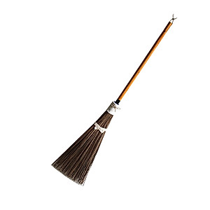 Nekenky Coconut Broom - 55 Inches Length, Heavy Duty Broom, Garden Broom, Natural Broom, Outdoor Broom, Garage Broom, Hard Floor Broom, Outdoor Brooms for Sweeping Patio