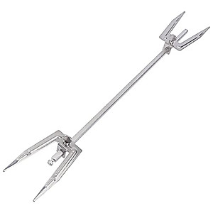 DOITOOL Stainless Steel Rotisserie Forks Air Fryer Accessories Rotating Baking Roast Chicken Fork for Kitchen