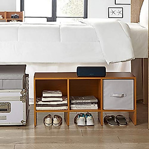 DormCo Yak About It Cube Storage Organizer - Beech