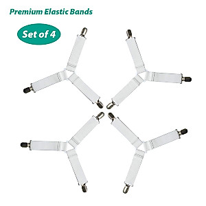 RayTour Bed Sheet Holder Straps Sheet Stays Keepers Bedsheet Holders Fasteners