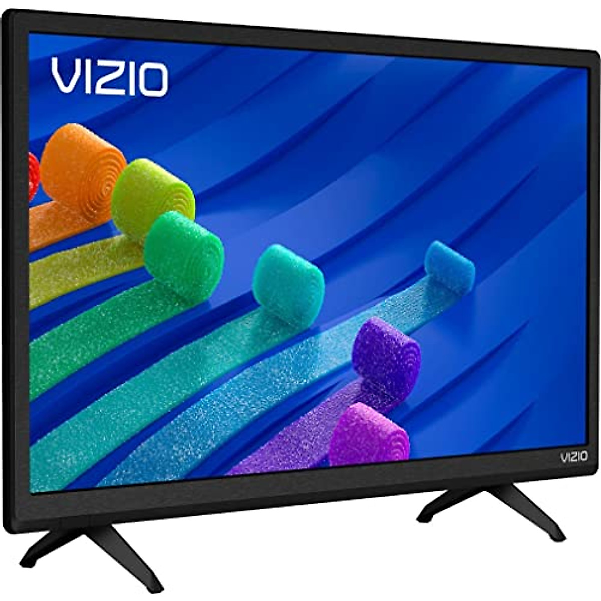 VIZIO 24" Inch Class D-Series LED 720P Smart TV Apple AirPlay 2 and Chromecast Built-in + Wall Mount (No Stand) - D24H-J09 (Renewed)
