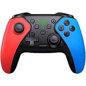 ELISWEEN Wireless Switch Controller for Switch Controller/Lite/OLED, Switch Controller Joysticks Work with iOS/Android/PC-Switch Pro TURBO Controller with Wake-up Programmable (Upgraded Vision)