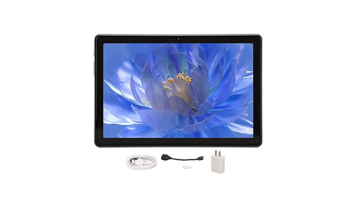 PUSOKEI 10.1in Tablet 12, Dual SIM LTE Calling Tablet, MT6750 8 Cores CPU, 6G RAM 128G ROM, HD ...