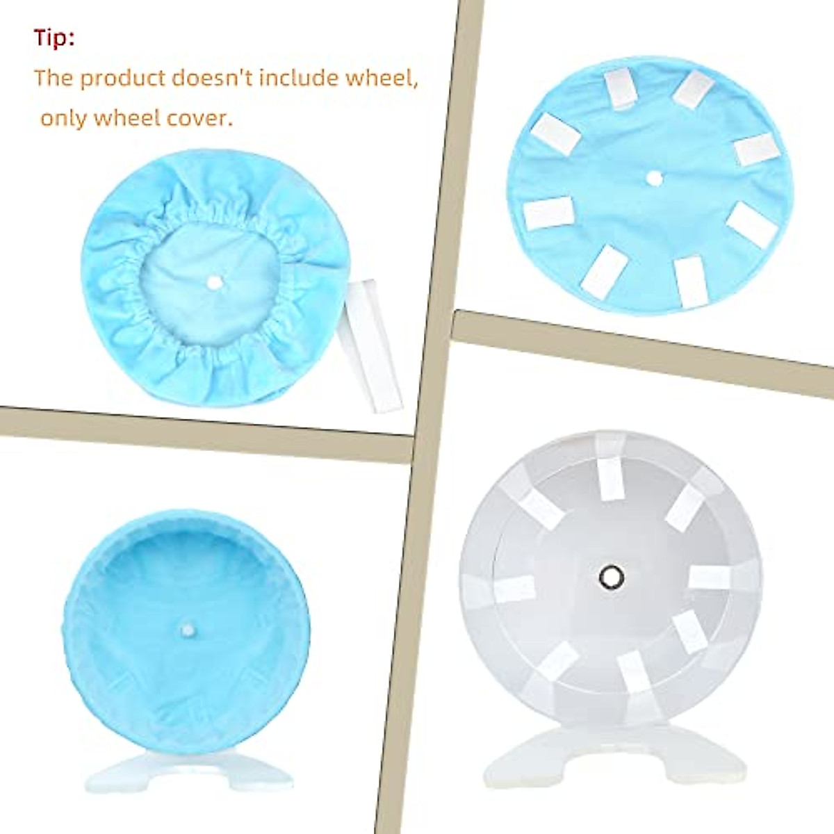 Wheel Cover for Hedgehogs Hamsters and Small Animals forGiant Comfort Wheel Carolina Storm Wheel to Protect Wheel from Urine and Easy to Clean (12")